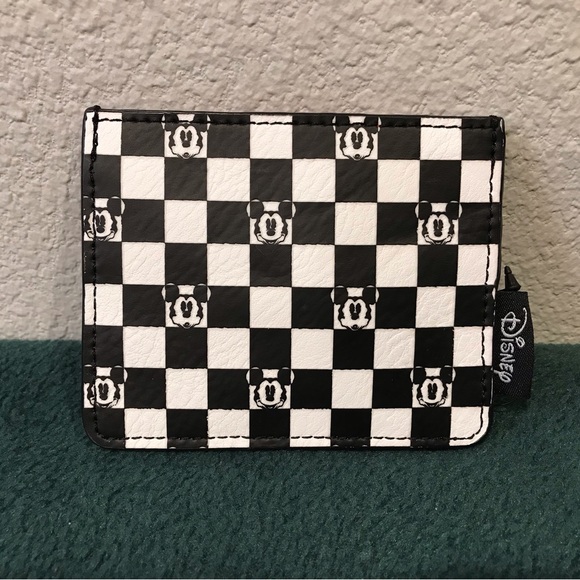 Disney | Accessories | Disney Checkered Cardholder | Poshmark
